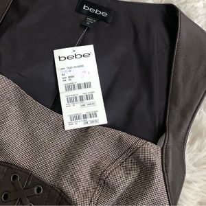 bebe | Dresses | 448nwt Bebe Tweed Corset Dress | Poshmark